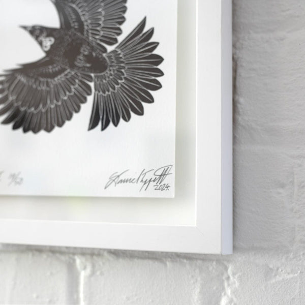 Fly Tui Limited Edition Screen Print by Daniel Tippett - endemicworld