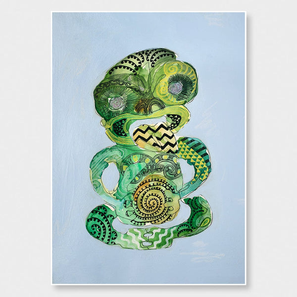 Kainga I te Moana Art Print by Makus Art - endemicworld