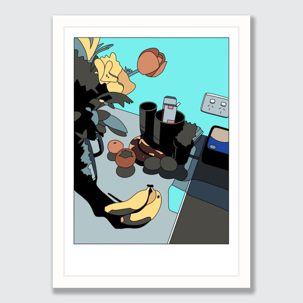 The kitchen bench Limited Edition Art Print by Alex Scott - endemicworld