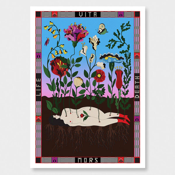 Vita and Mors Art Print by Francesca Melis - endemicworld