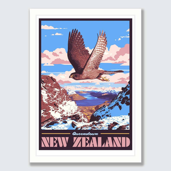 Queenstown Art Print by Ross Murray - endemicworld