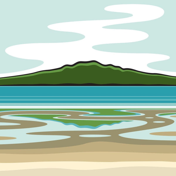 Rangitoto Art Print by Glenn Jones - endemicworld